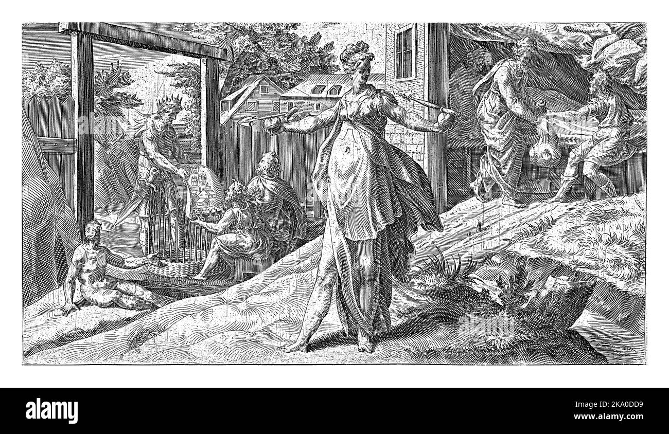 La personnification de la faveur récompense chaque personne vertueuse ...