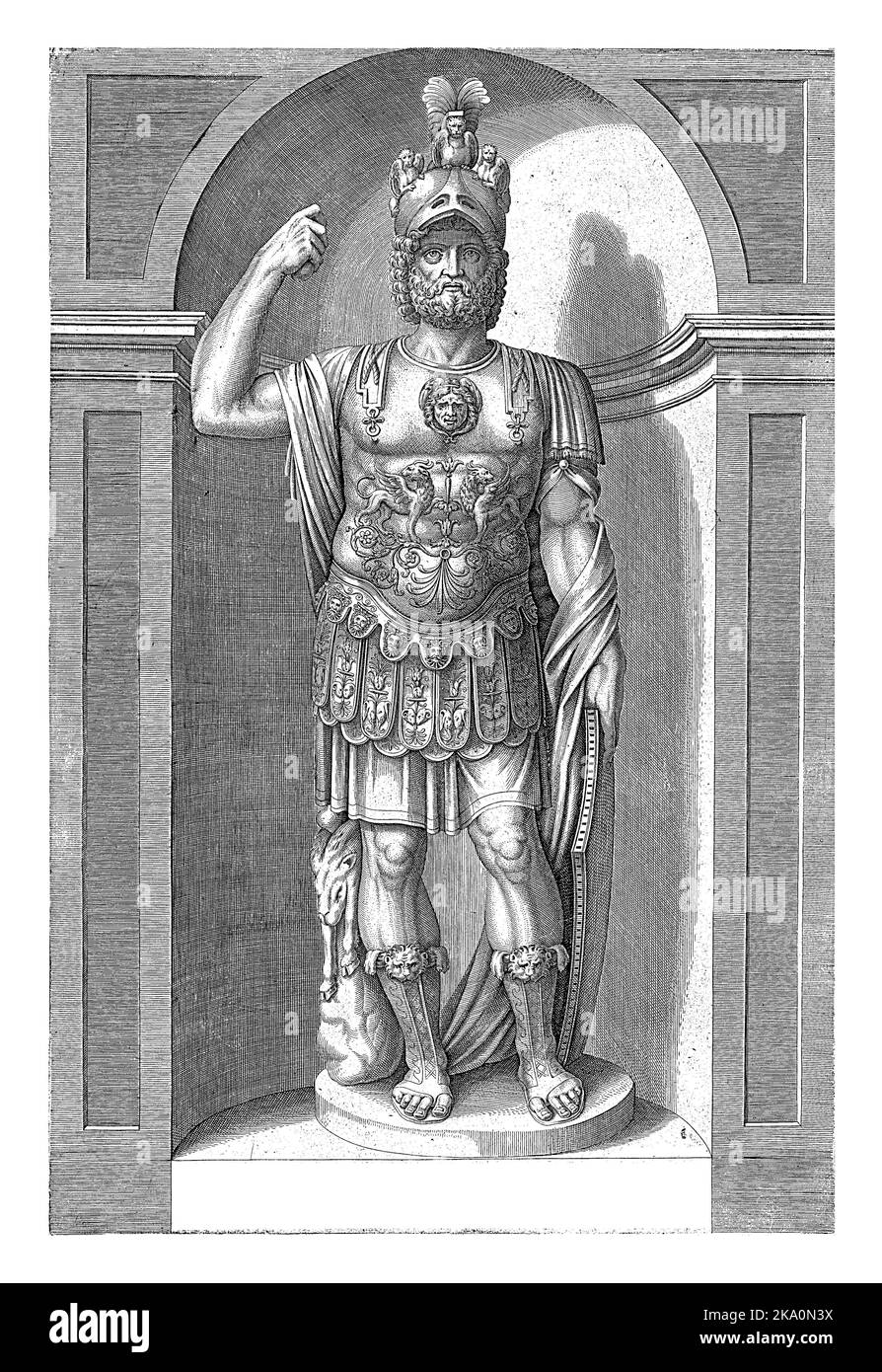 Mars statue Banque d'images détourées - Alamy