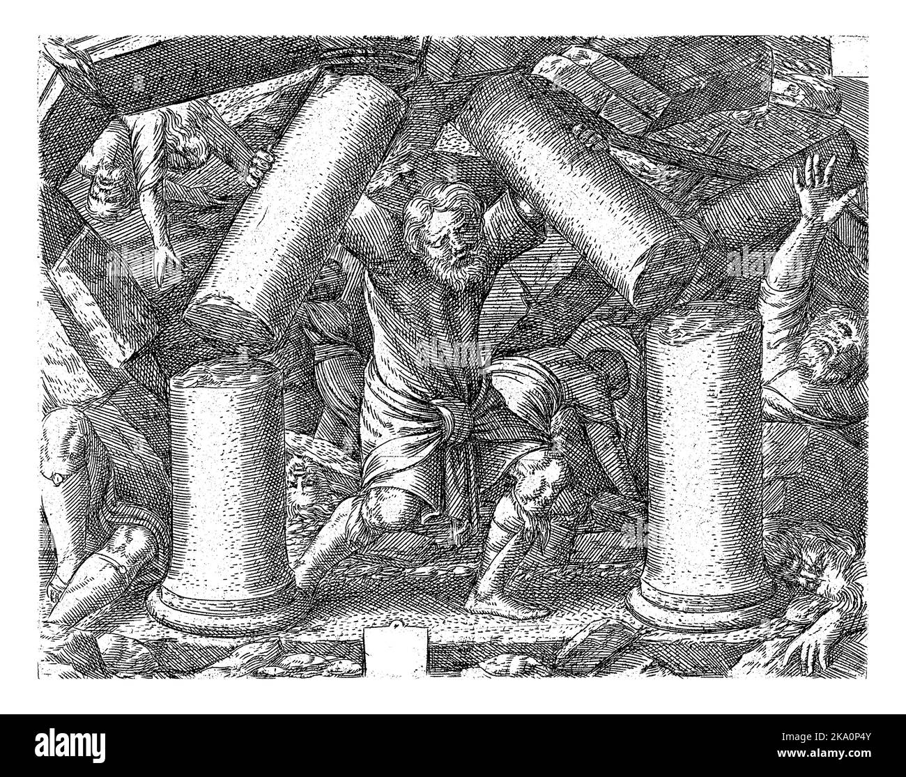 Temple des piliers de samson Banque de photographies et d’images à ...