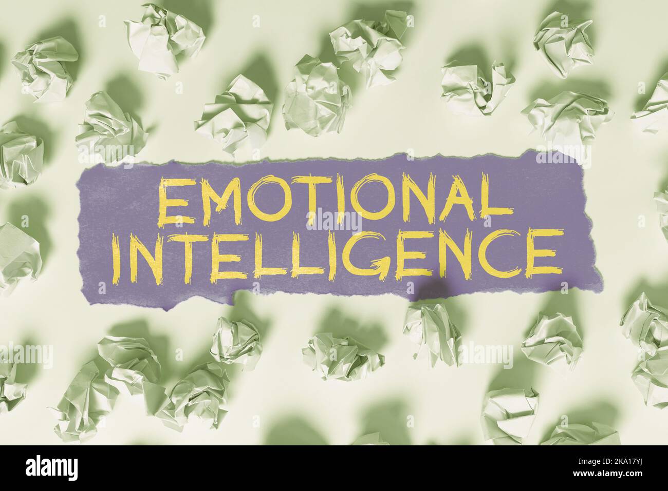 Affichage conceptuel intelligence émotionnelle. Aperçu de l'entreprise ...
