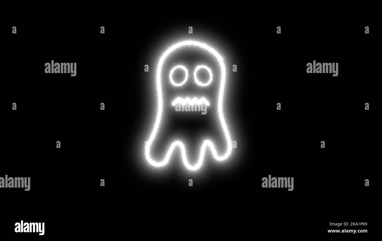 Monstres effrayants Banque d'images noir et blanc - Alamy