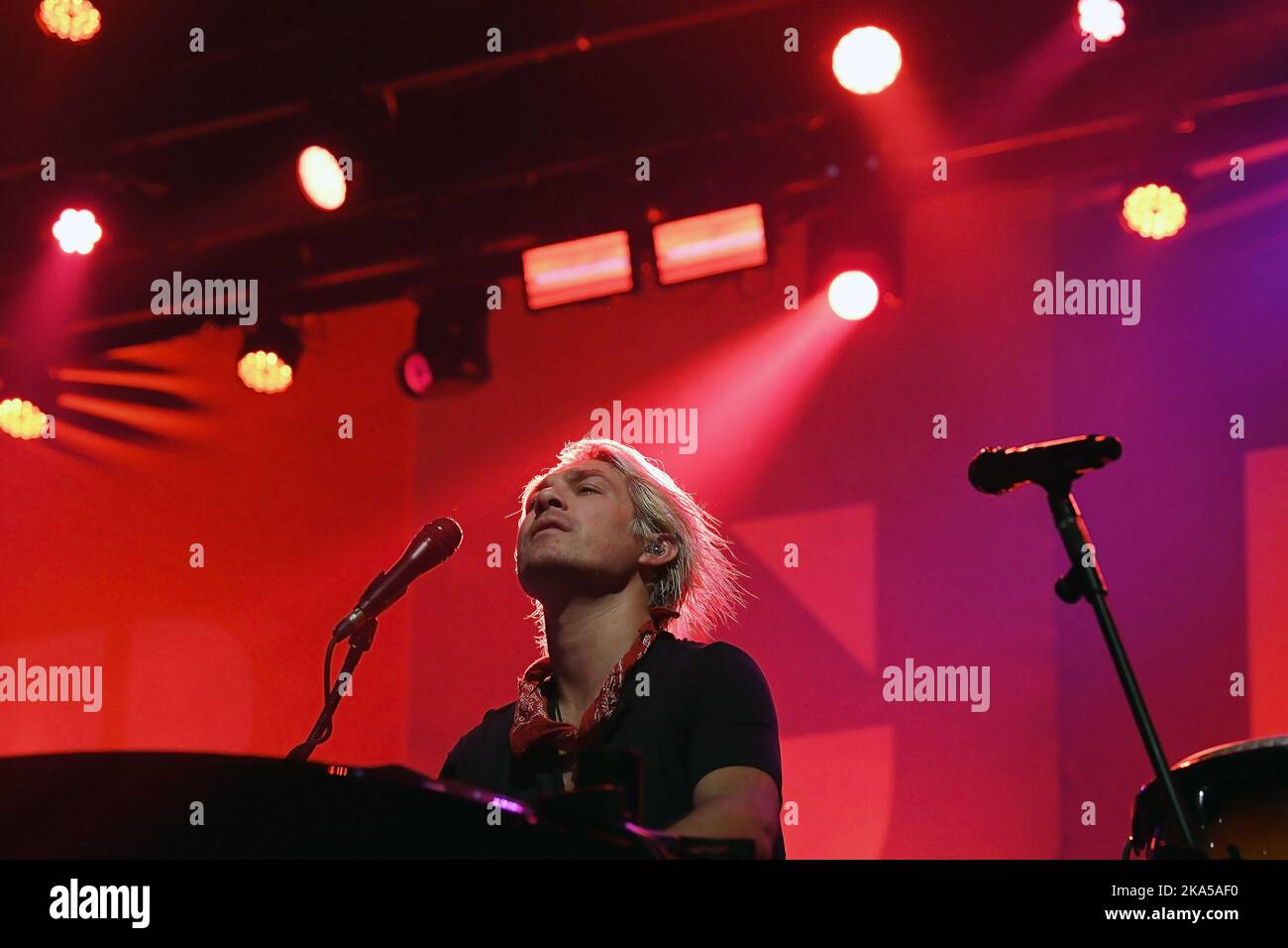 Rio de Janeiro, Brésil, 21 octobre 2022. Jordan Taylor Hanson, chanteur ...