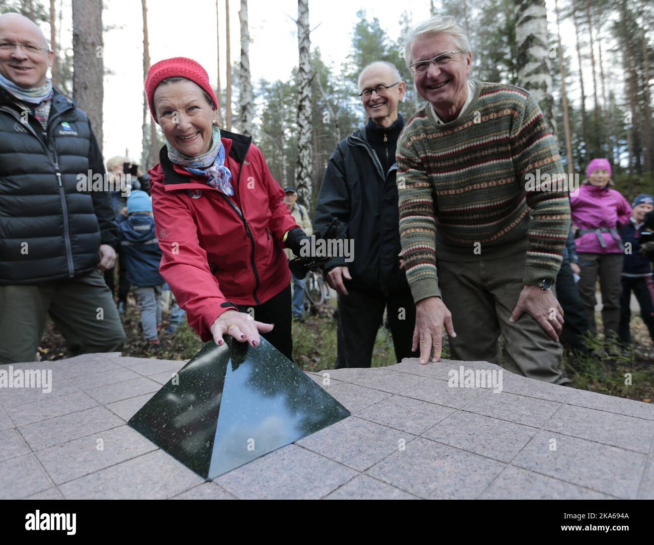 Oslo 20141025. La reine Sonja de Norvège assiste à une cérémonie dans ...