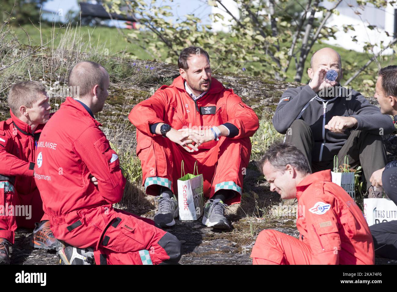 Fornebu, Norvège 20180920. Le Prince héritier Haakon visite la ...