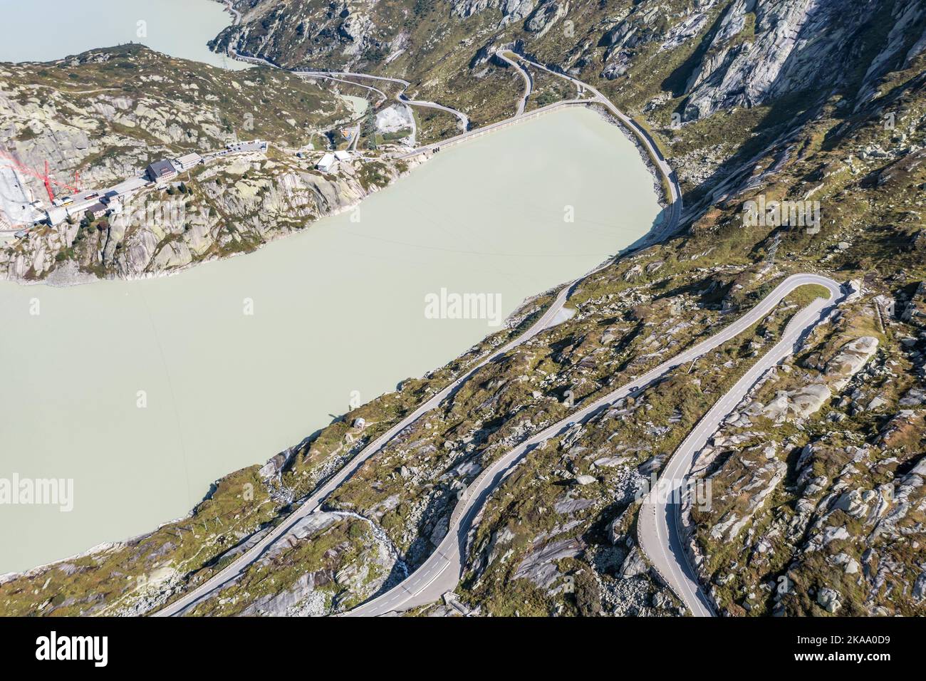 Grimsel pass road Banque de photographies et d’images à haute ...