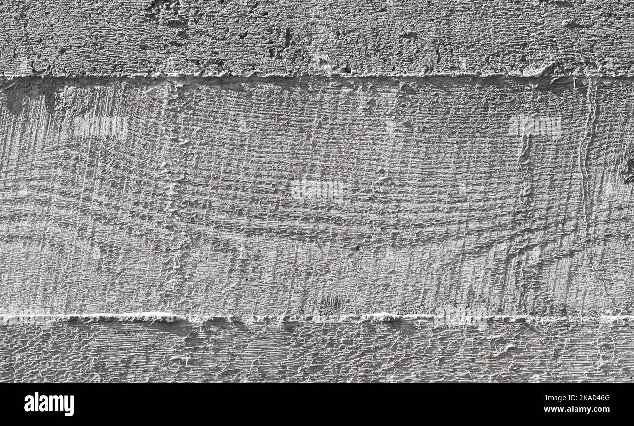 Texture de mur en béton gris avec relief d'empreinte de coffrage en ...