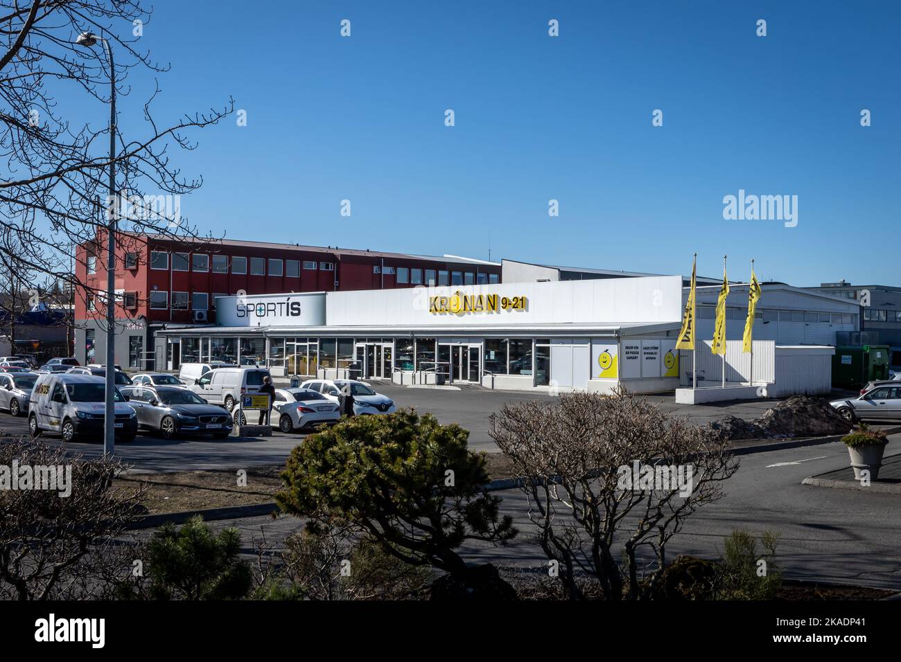 Reykjavik, Islande - 31 mars 2022 : magasin d'alimentation islandais ...
