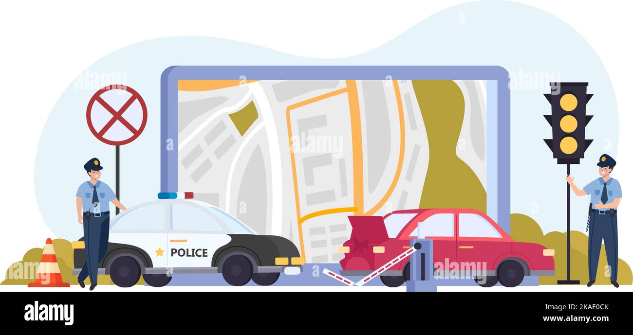 Mapas de tratados policiales Banque d'images vectorielles - Alamy