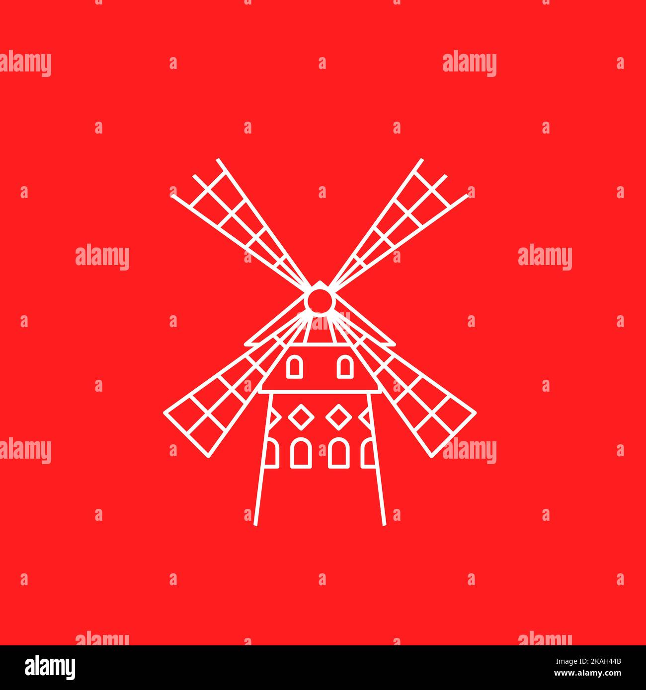 Cabaret moulin rouge Banque d'images vectorielles - Alamy