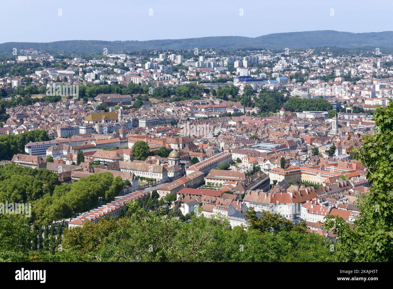Vue aérienne de besancon Banque de photographies et d’images à haute ...