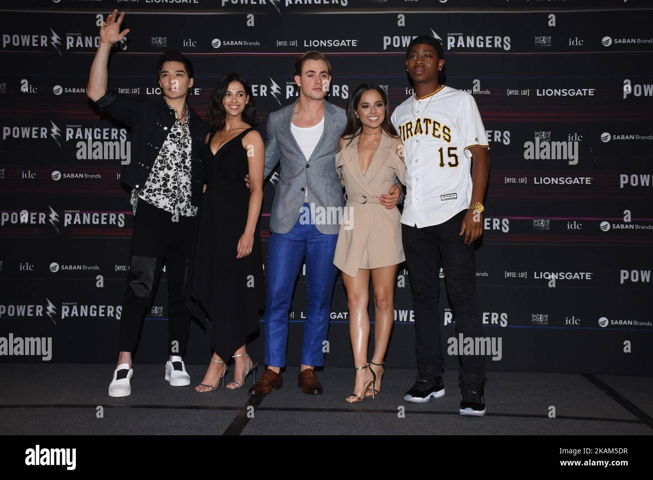 Ludi Lin, Naomi Scott, Dacree Montgomery, Becky G, RJ Tyler pose aux ...