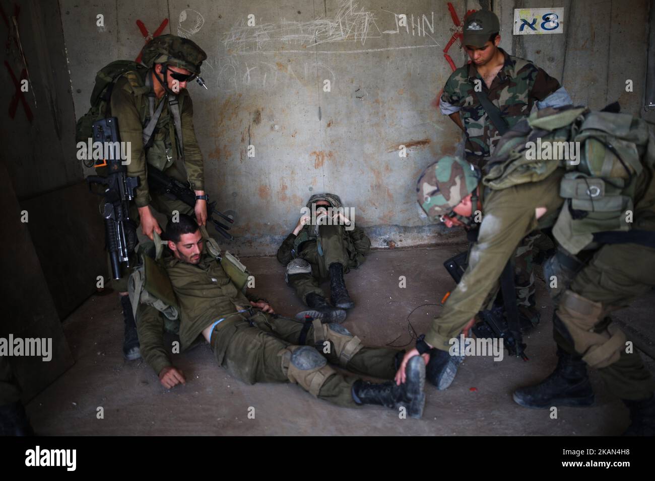 Israeli soldiers from golani brigade Banque de photographies et d ...
