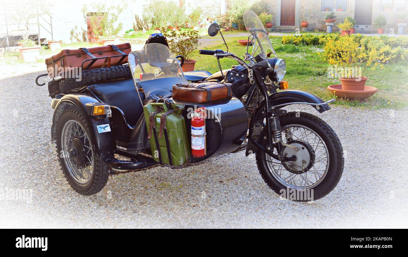 Vintage sidecar Banque de photographies et d’images à haute résolution ...