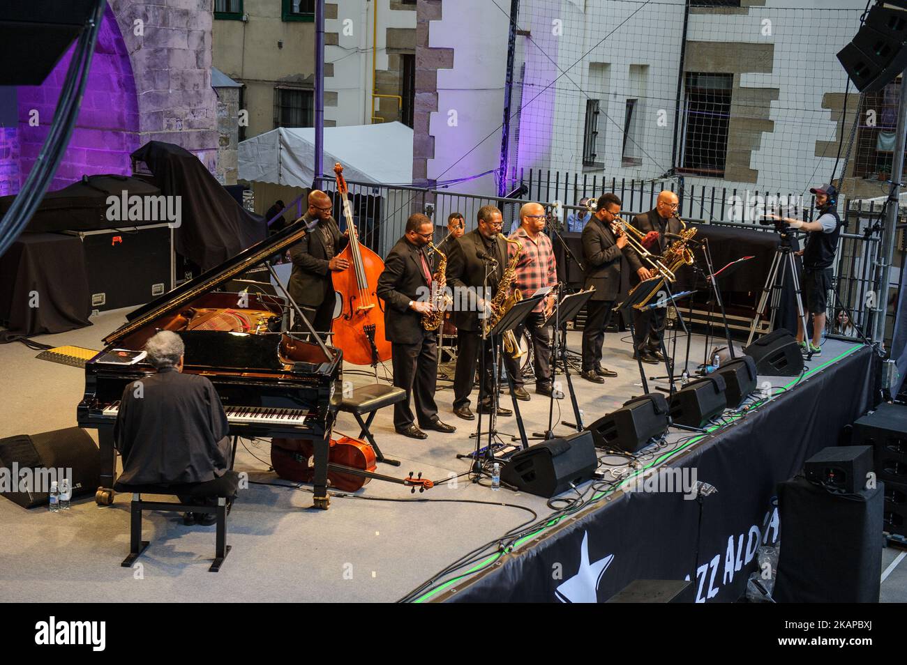 Représentation du pianiste sud-africain Abdullah Ibrahim avec Terence ...