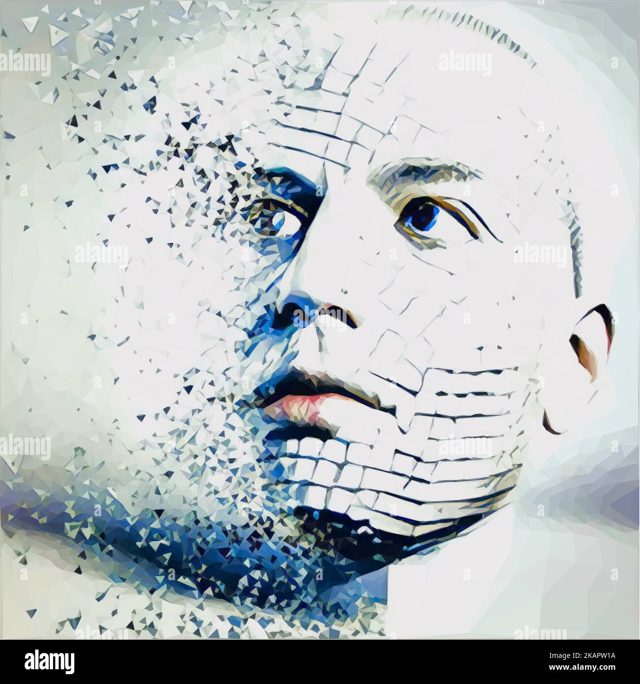 Robot human face Banque de photographies et d’images à haute résolution ...