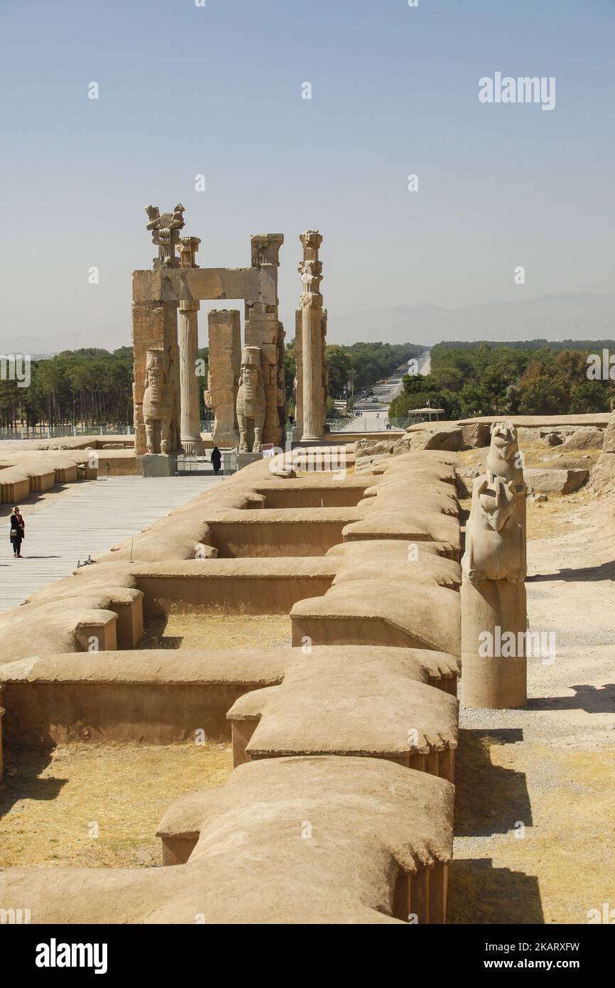 L'ancienne Persepolis, capitale de l'empire achéménide 550 - 330 av. J ...