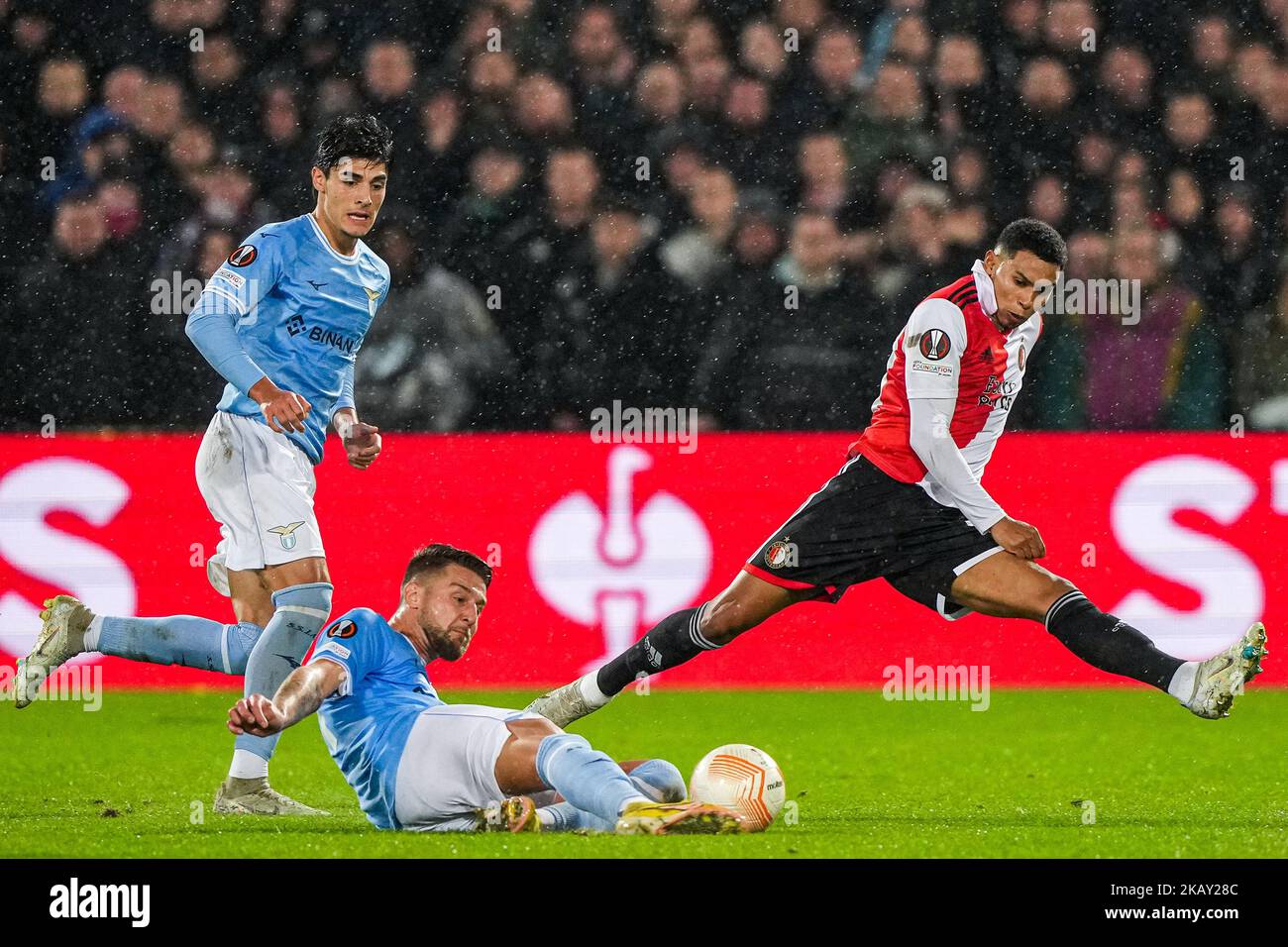 Rotterdam - Sergej Milinkovic-Savic de Lazio Roma, Marcos Lopez de ...