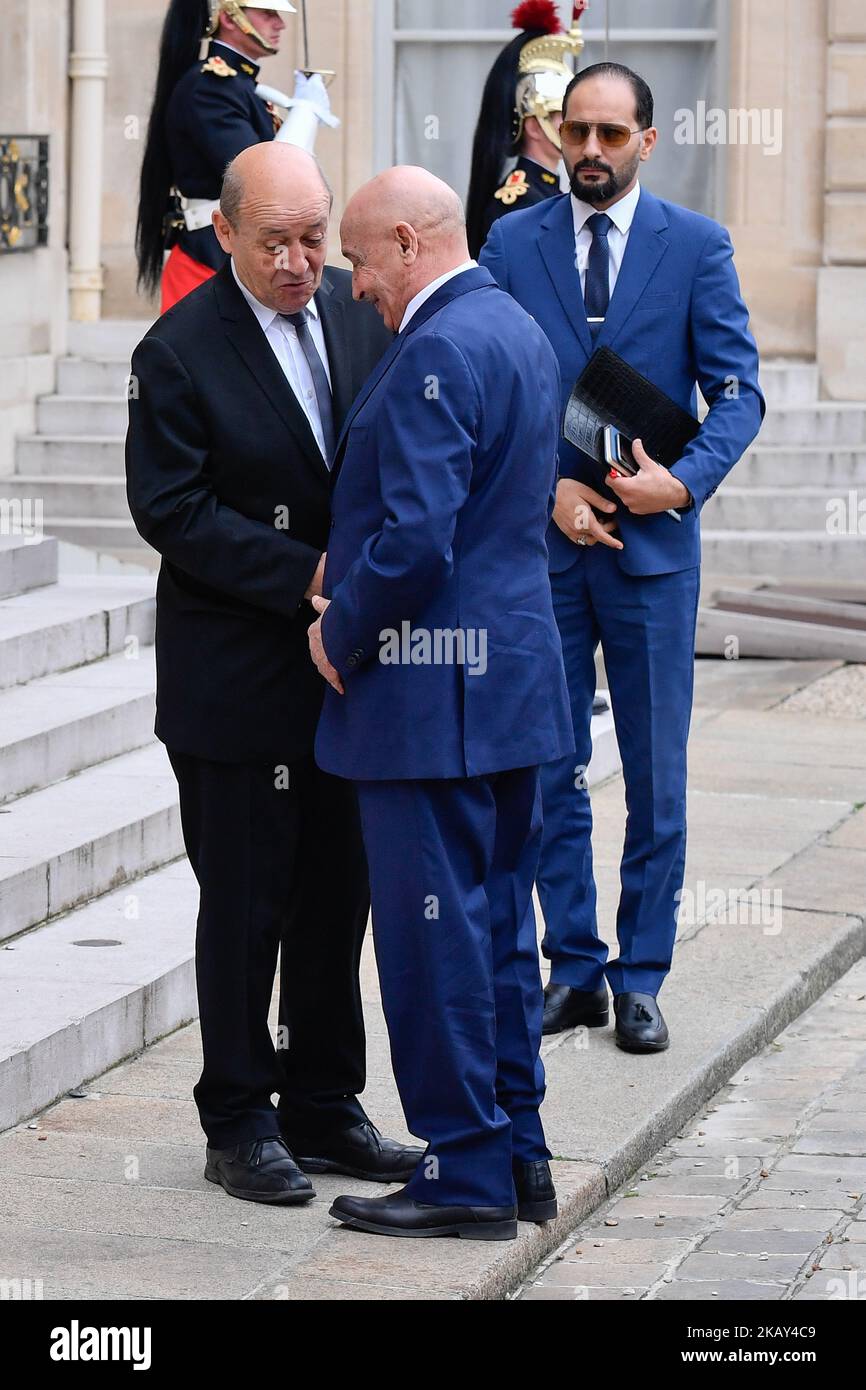 Le ministre français de l'Europe et des Affaires étrangères, Jean-Yves ...