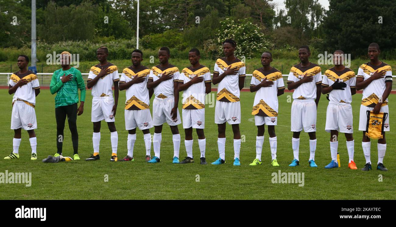 Séance de l'équipe de Matabeleland au cours de la coupe du monde de ...