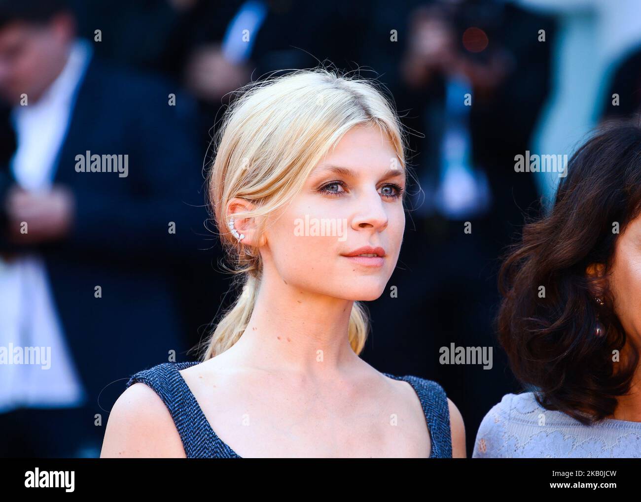 Les membres du jury de réalité virtuelle de Venise Clemence Poesy ...