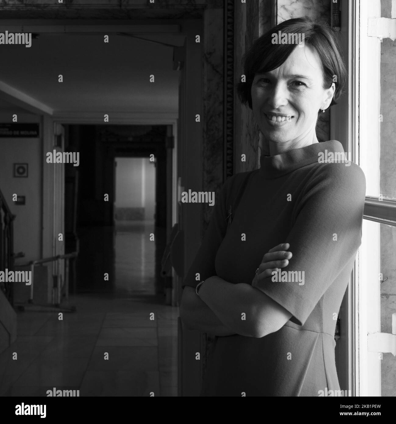 Ariadna gil actress Banque d'images noir et blanc - Alamy