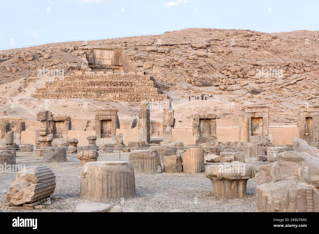 Vestiges de Persepolis, la capitale cérémonielle de l'ancien empire ...