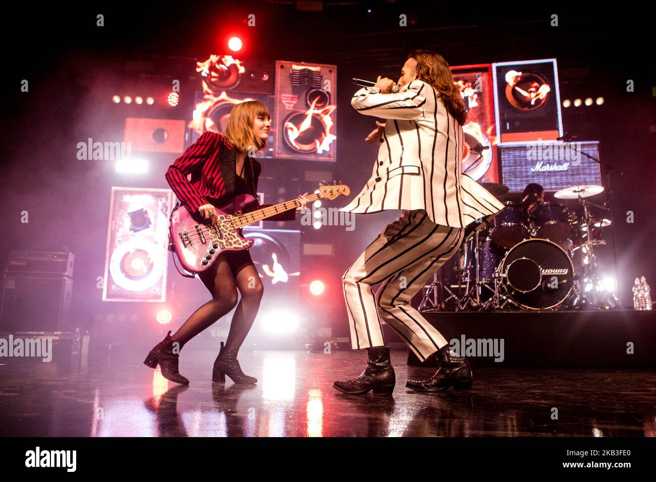 Damiano david et victoria de angelis de maneskin Banque de photographies et d’images à haute ...