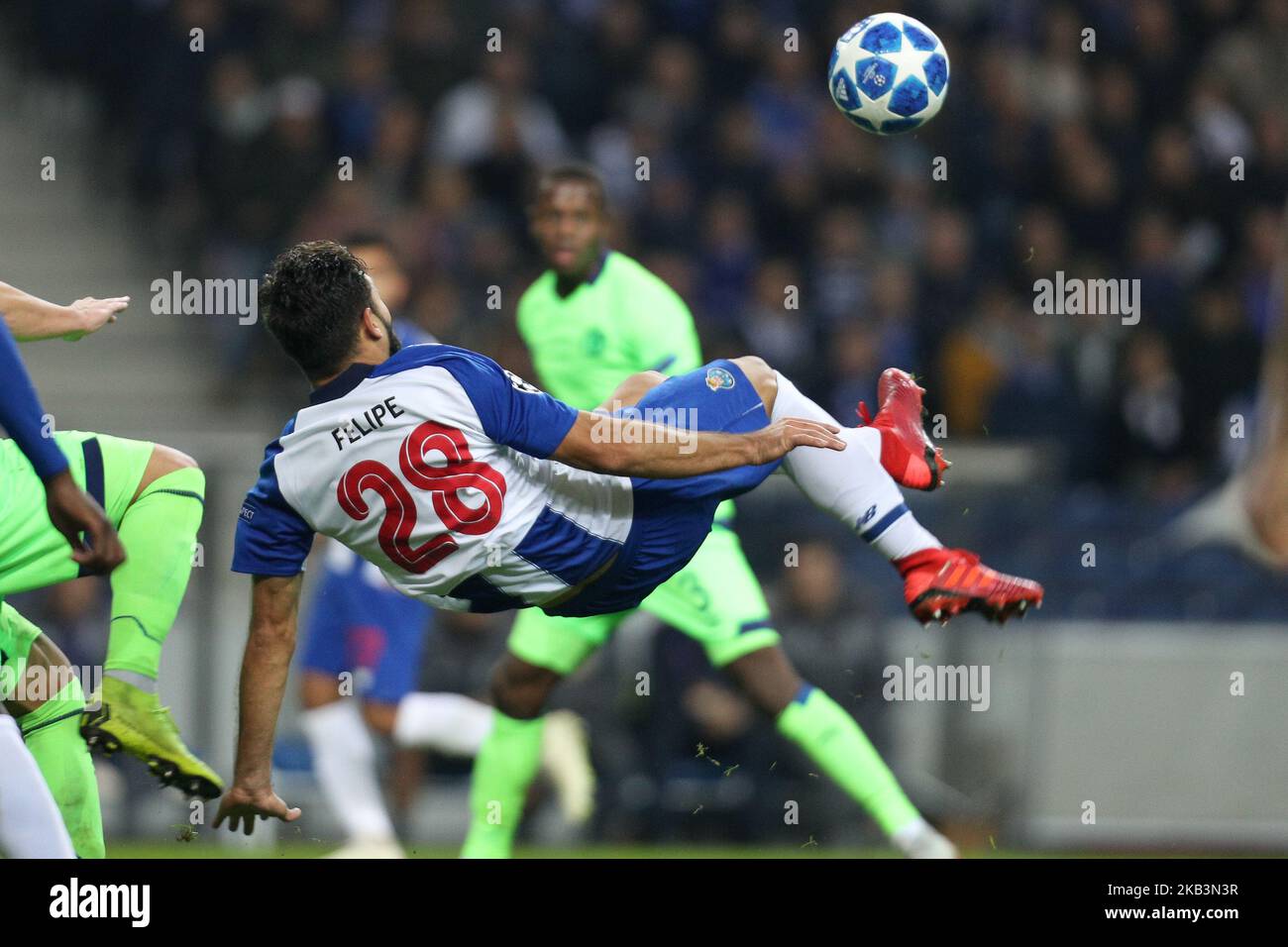 Felipe, défenseur brésilien de Porto, est en action pendant la Ligue ...