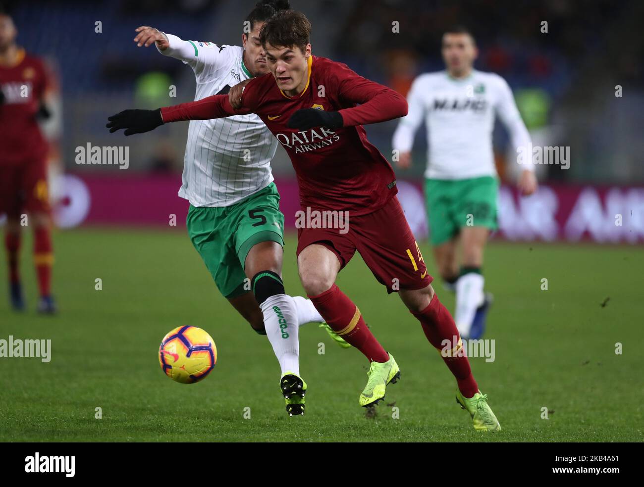 Fbl ita seriea roma sassuolo patrik schick Banque de photographies et d ...