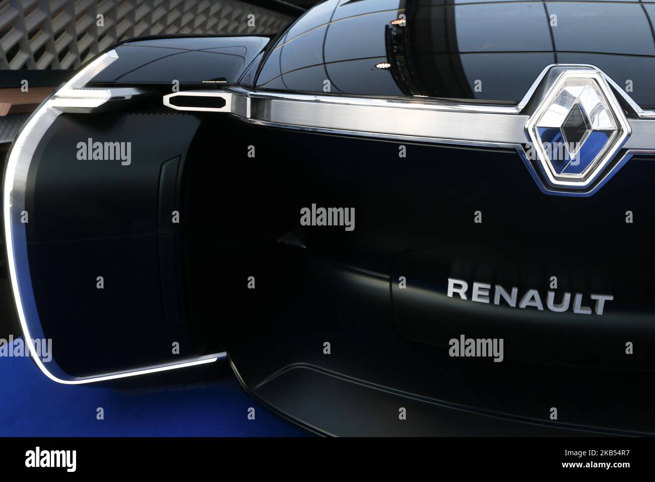 Un concept-car Renault EZ-Ultimo est exposé lors de la journée de ...