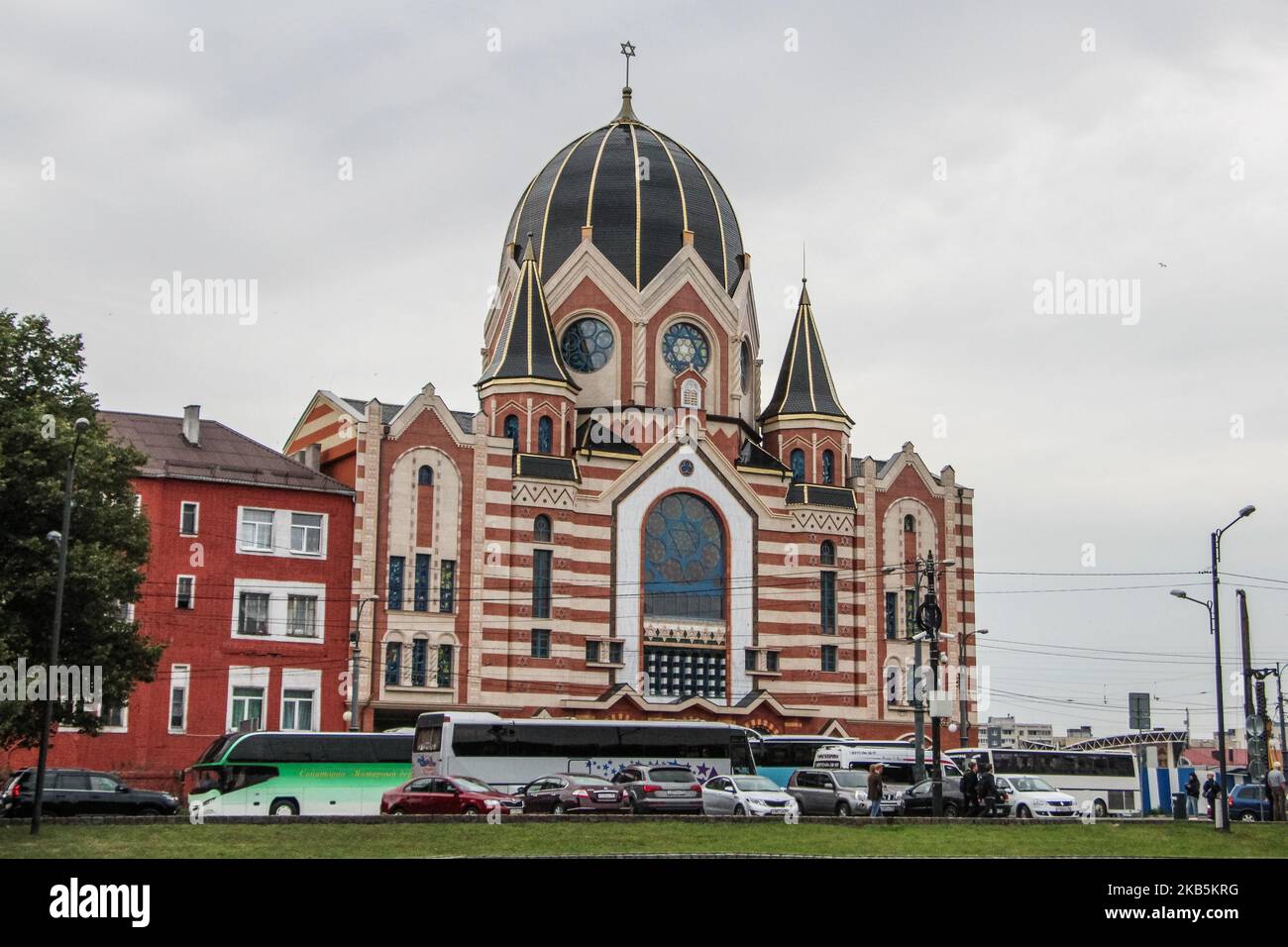 La nouvelle synagogue est vue à Kaliningrad Russie le 7 septembre 2019 ...