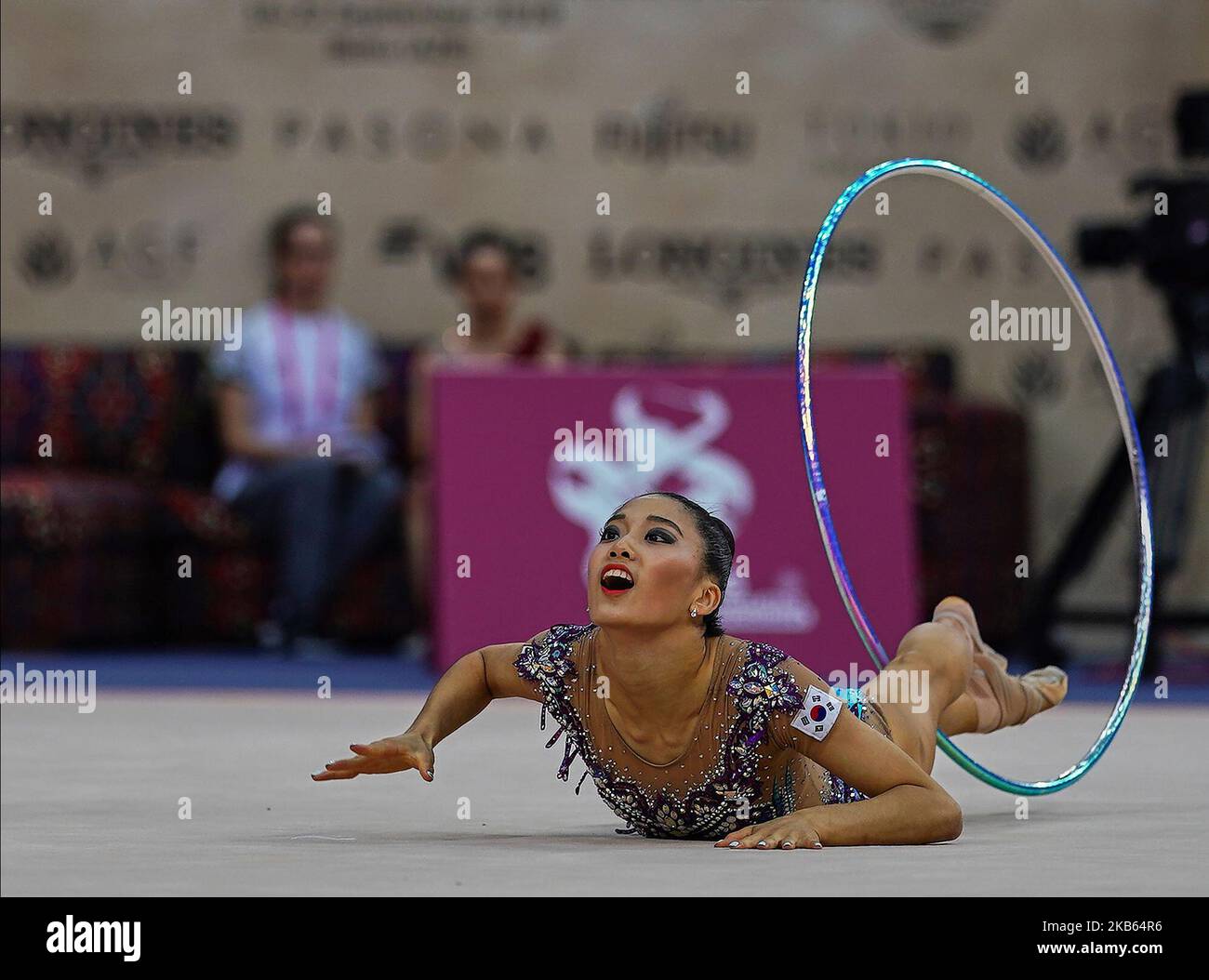 Chaewoon Kim de Corée du Sud lors des Championnats du monde de ...