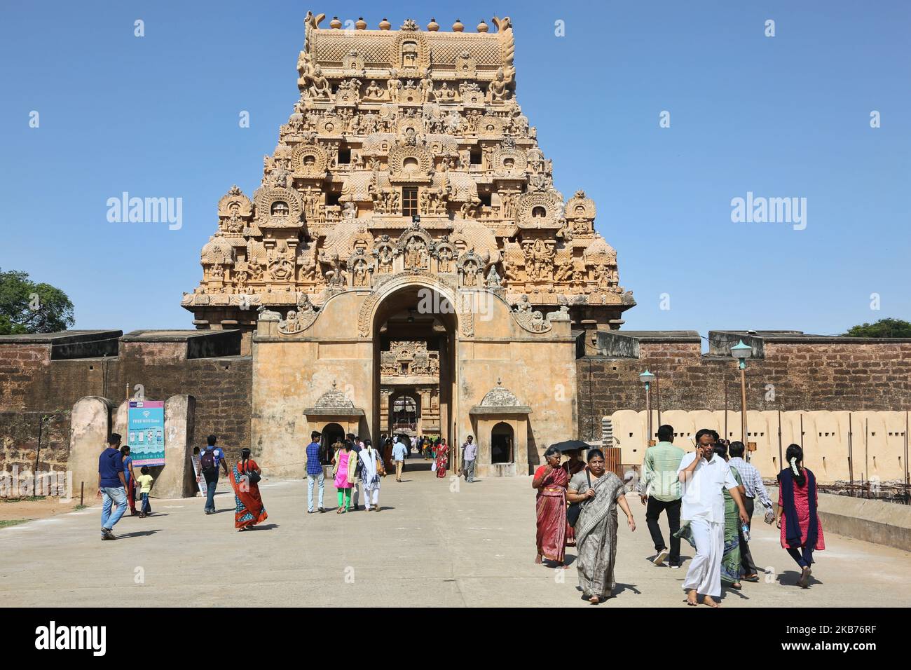 Le temple de Brihadeeswalar (également connu sous le nom de Temple de ...