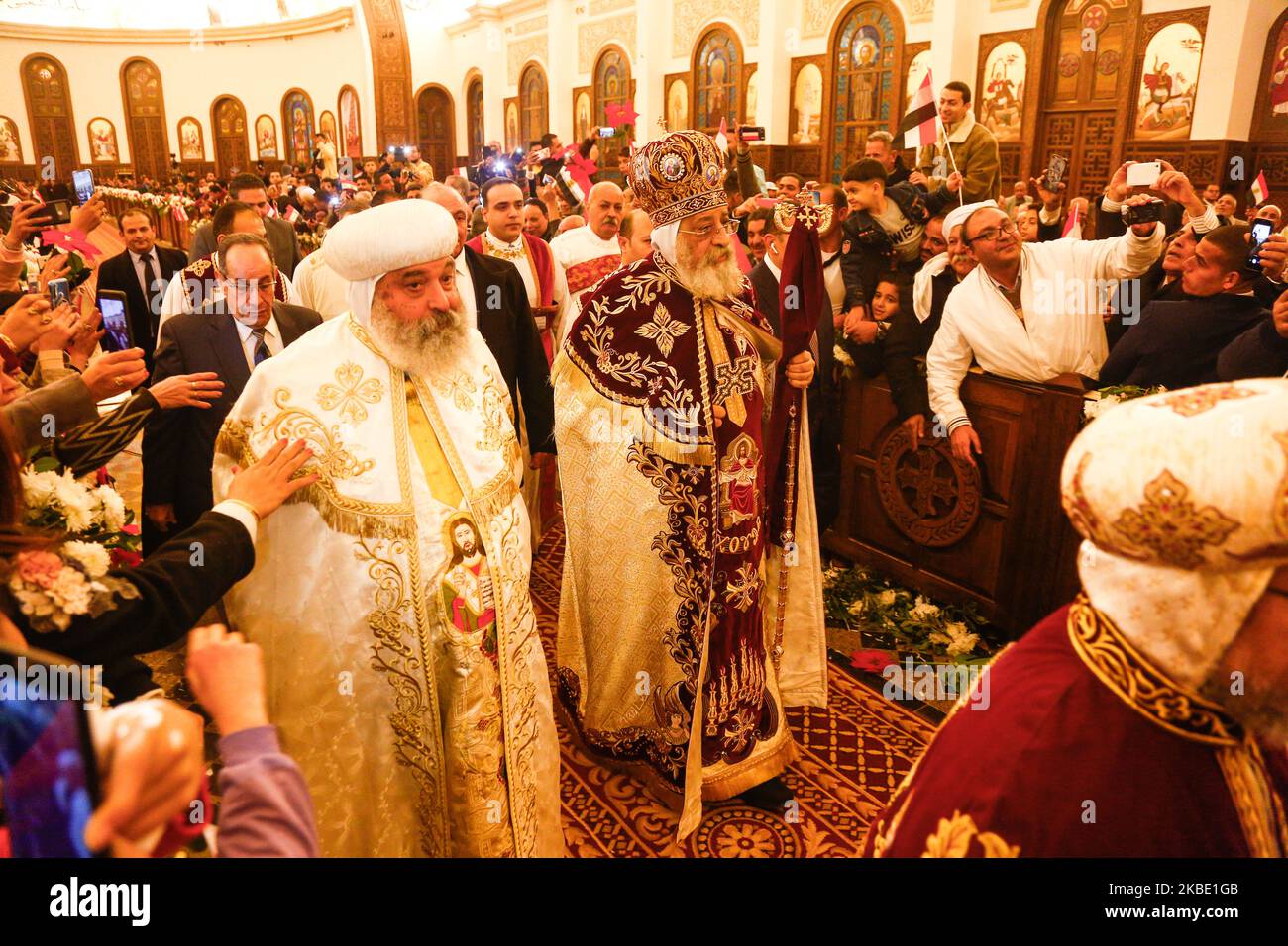 Egypte pape copte tawadros Banque de photographies et d’images à haute ...