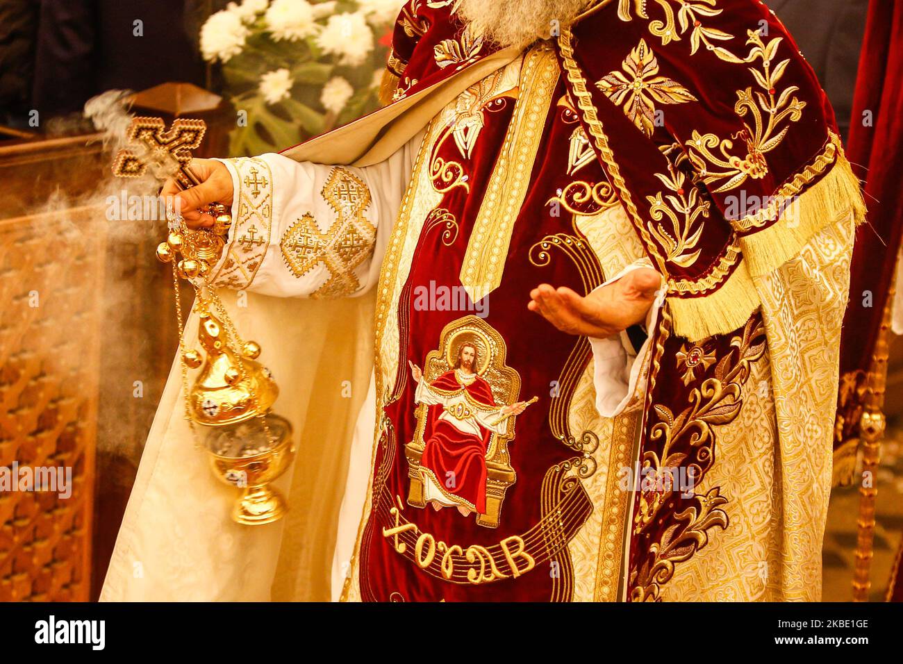 Egypte pape copte tawadros Banque de photographies et d’images à haute ...