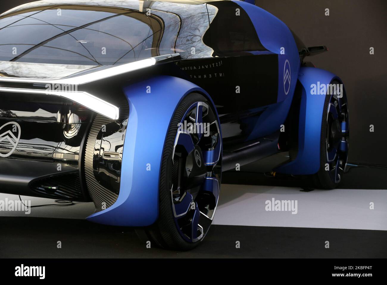 Un concept-car Citroën 19 est exposé lors de la journée de presse de l ...