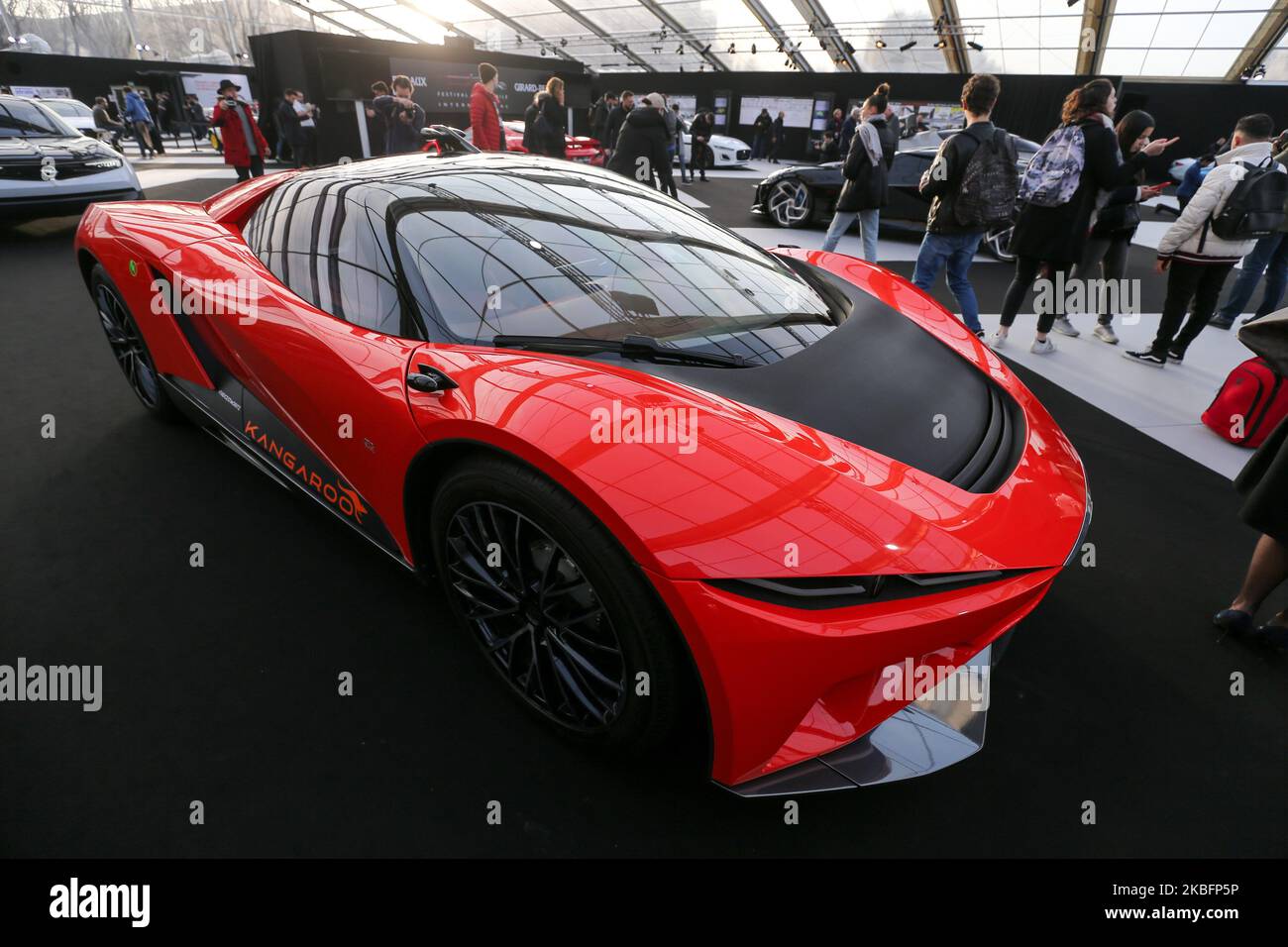 Un kangourou de style GFG est exposé lors du jour de presse de l ...