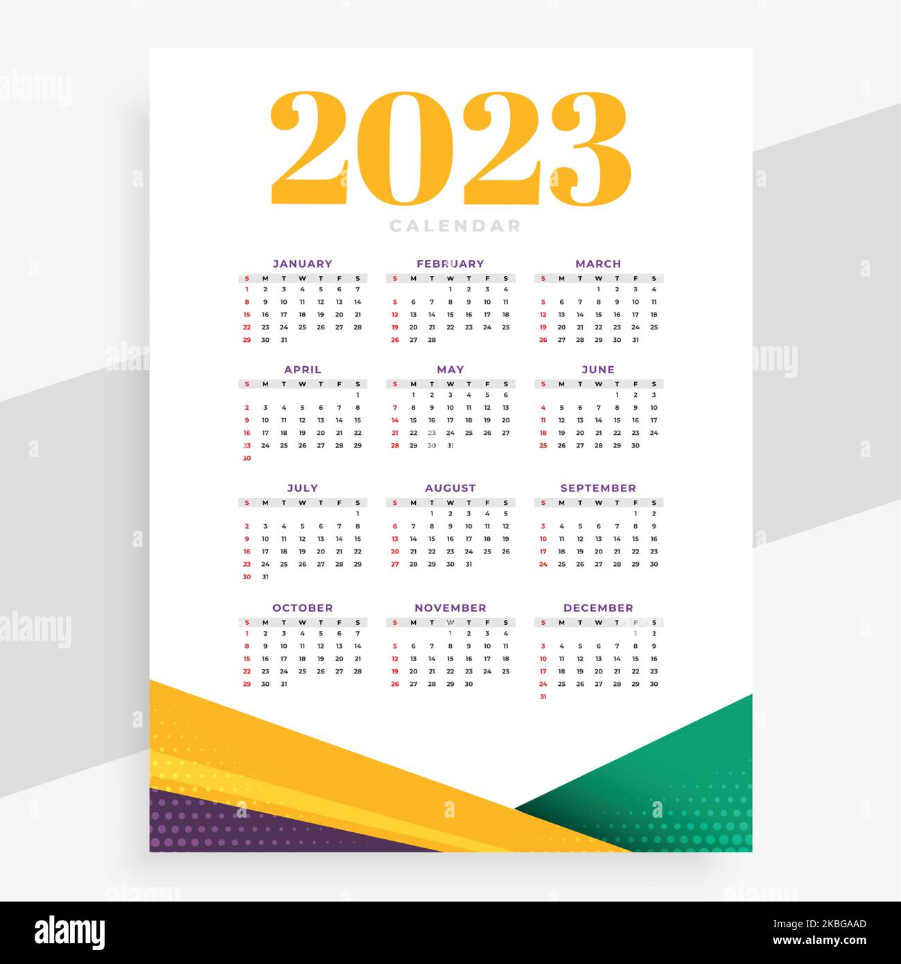 Calendrier 2023 imprimable Banque de photographies et d’images à haute résolution - Alamy