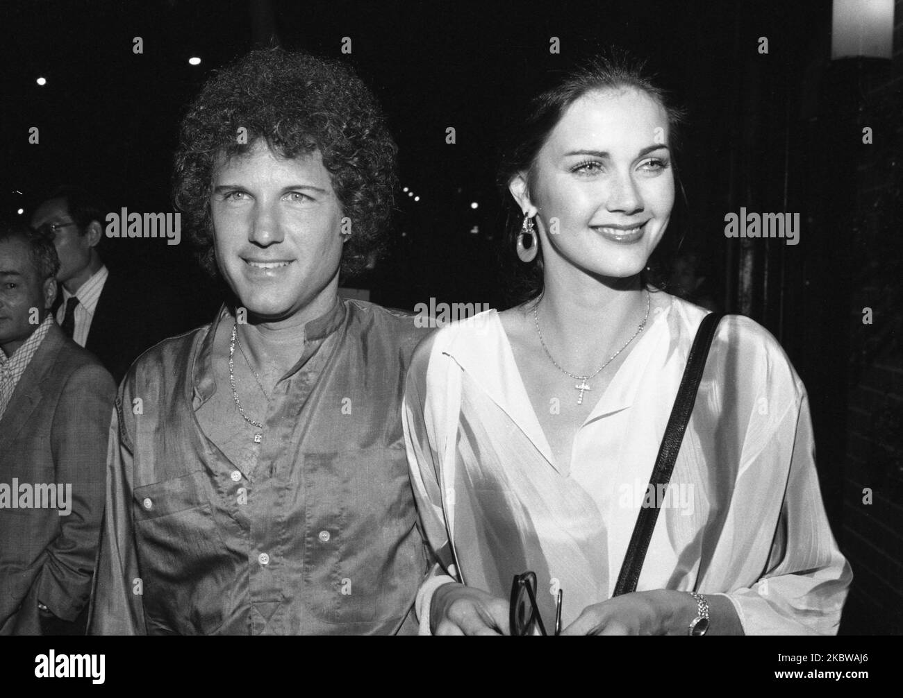 Lynda carter et Ron Samuels ont vu sortir du restaurant M. Chow's sur ...