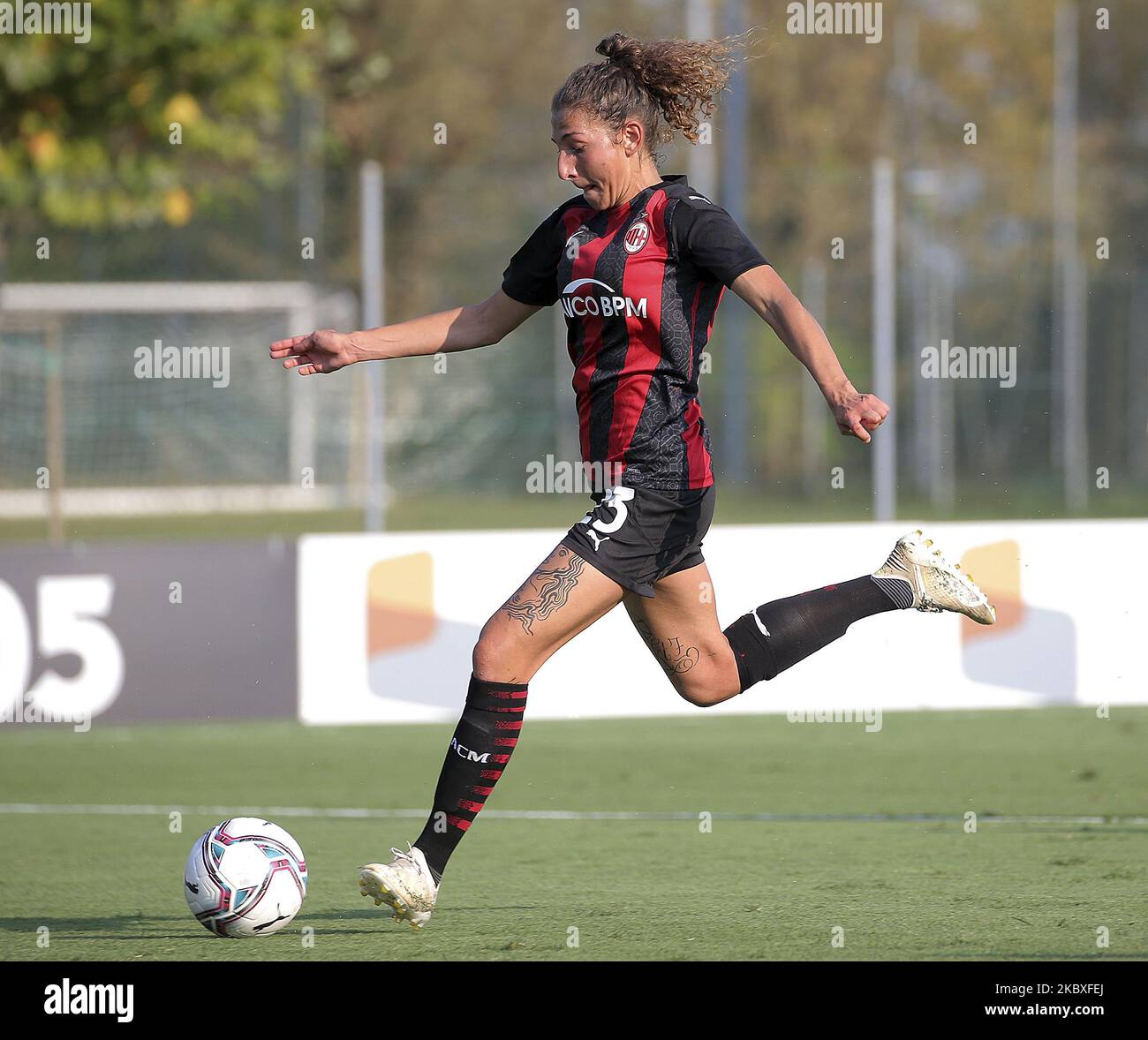 Miriam Chiara Longo d'AC Milan en action pendant la série des femmes Un ...