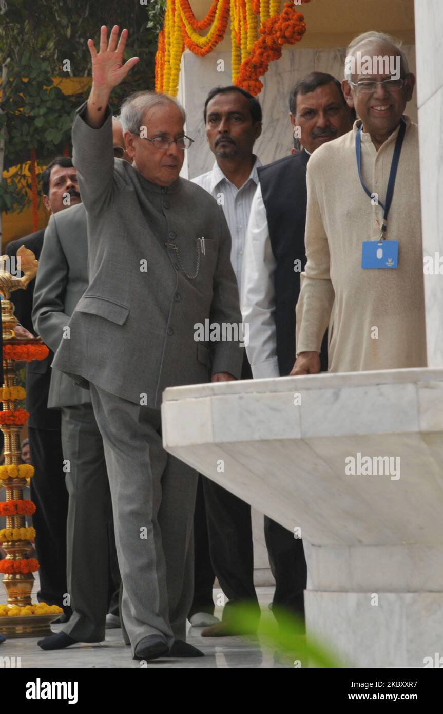 Photo du dossier : Shri Pranab Mukherjee, ancien président de l'Inde et ...