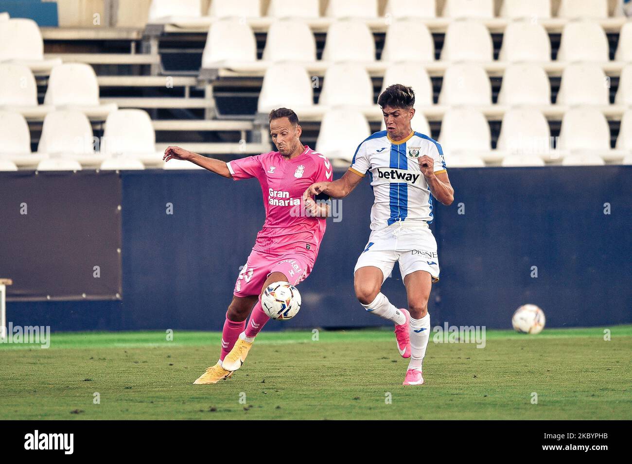 Javier Aviles et Dani Castellano pendant le match de la Ligue SmartBank ...