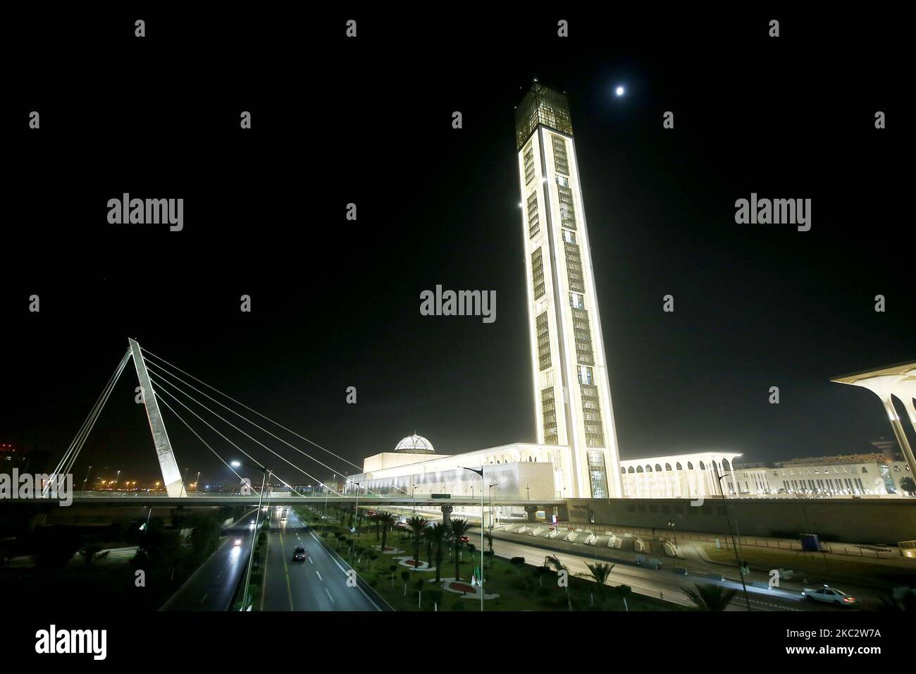 28 octobre 2020, Algérie, Alger : vue extérieure de la Grande Mosquée d ...