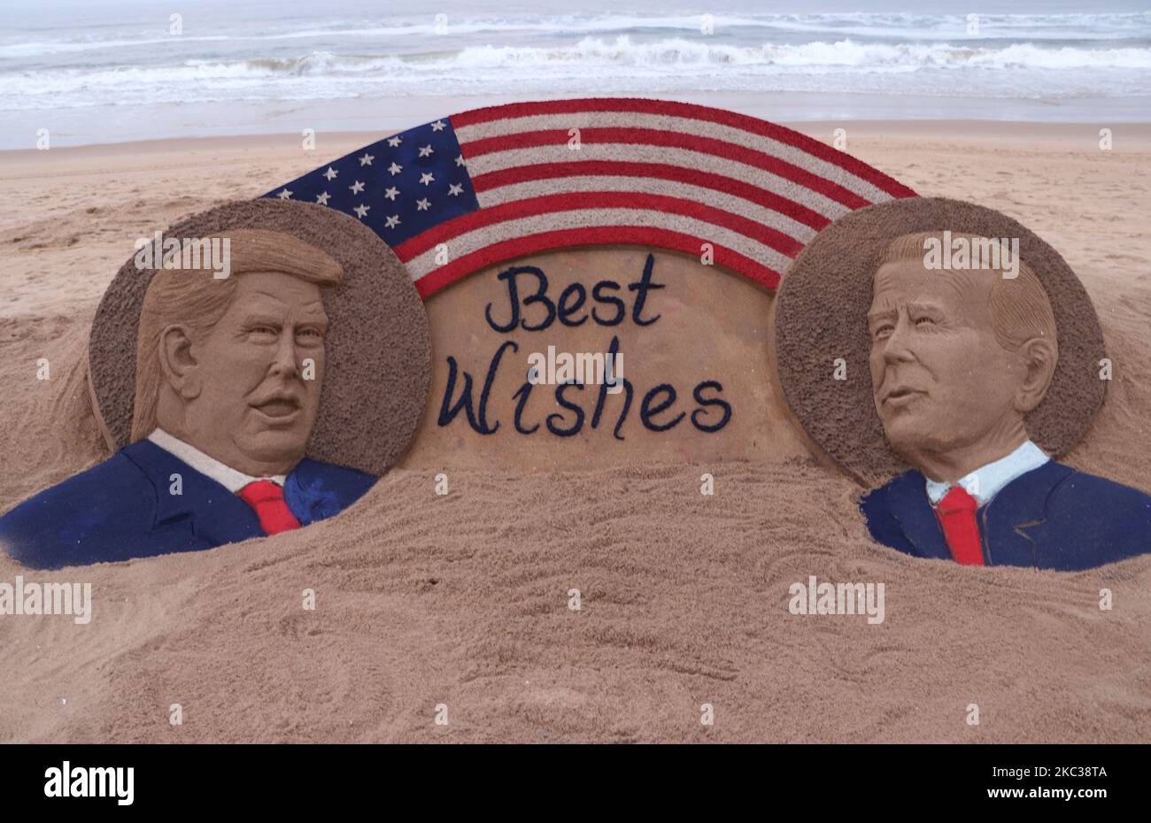 Indian sand artist sudarshan pattnaik Banque de photographies et d ...