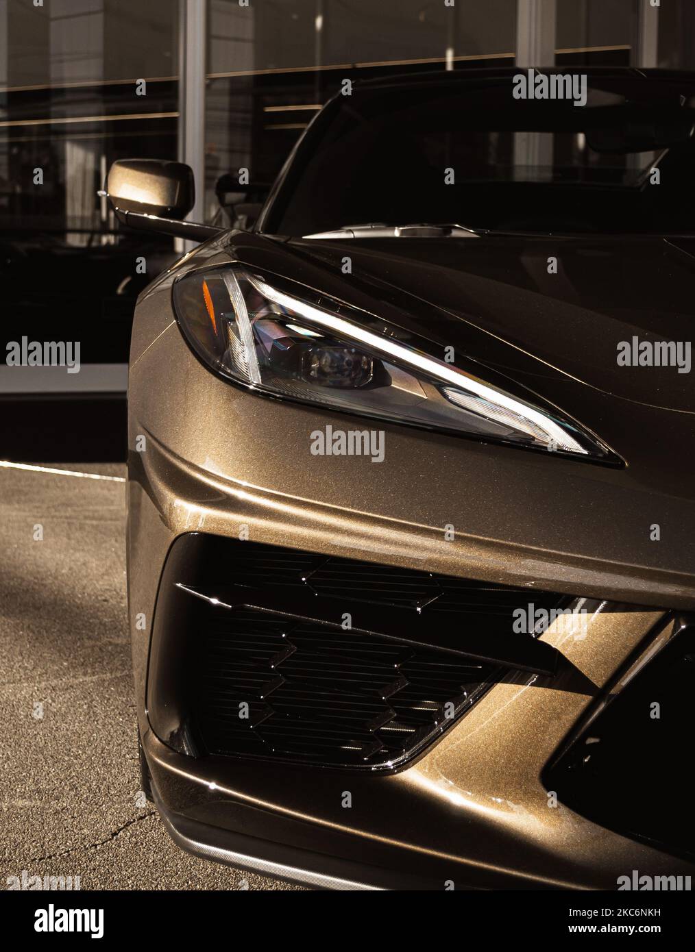 Chevrolet corvette stingray vue avant Banque de photographies et d ...