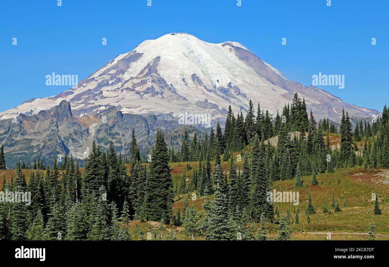 Mont rainier glacier Banque de photographies et d’images à haute ...