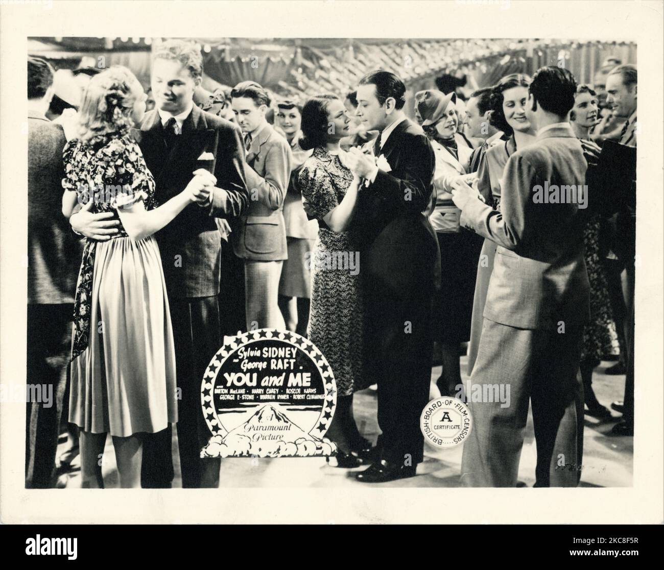 SYLVIA SIDNEY et GEORGE RAFT en VOUS ET MOI 1938 réalisateur ...