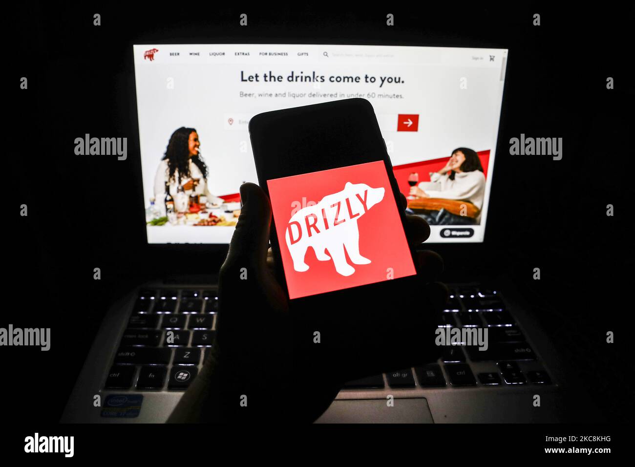 Logo drizly Banque de photographies et d’images à haute résolution - Alamy