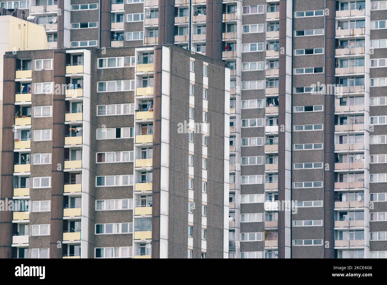 Vue générale du complexe résidentiel de Koelnberg au début d'un autre ...