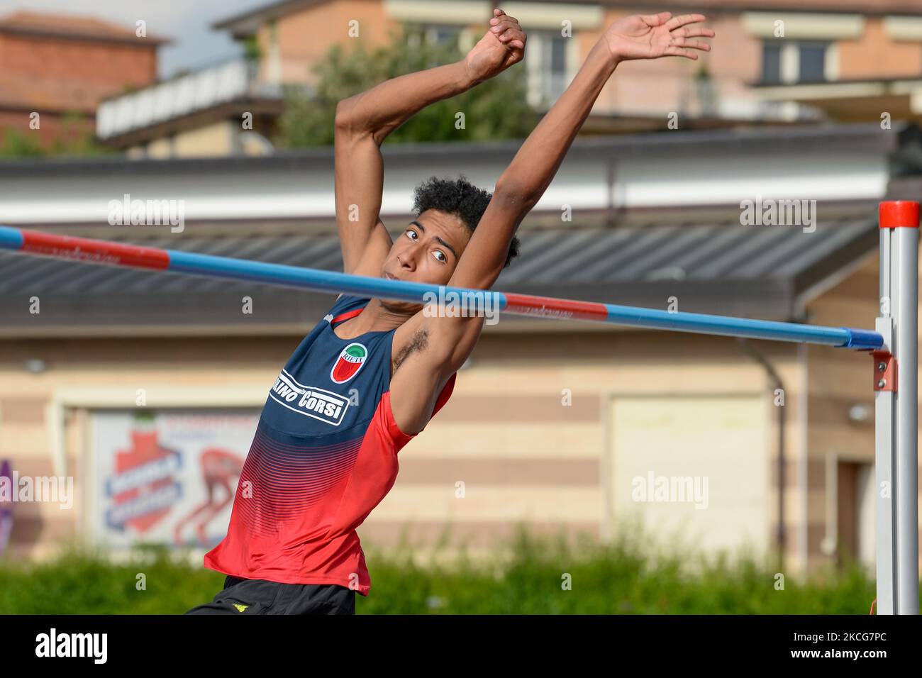 Mattia Furlani, jeune cavalier de la Studentesca Andrea Milardi de ...